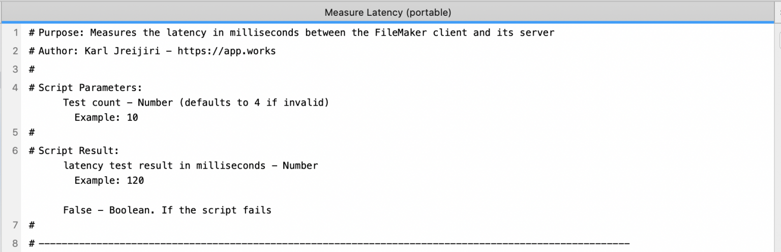 Detecting Connection Latency Appworks