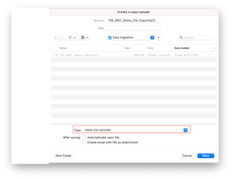 Using FileMaker's Data Migration Tool - AppWorks