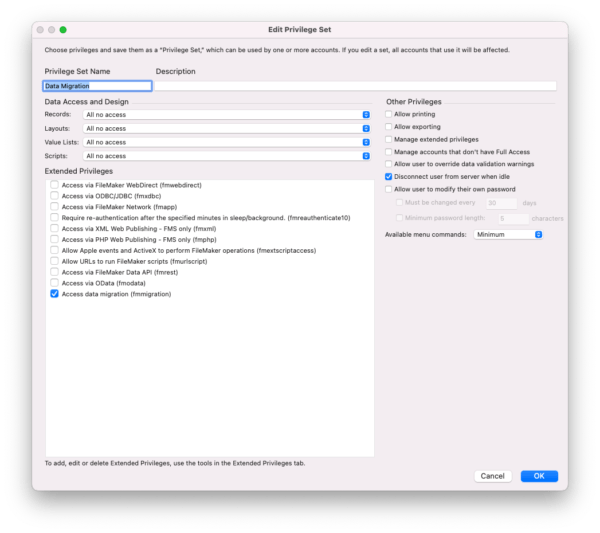 Using FileMaker's Data Migration Tool - AppWorks